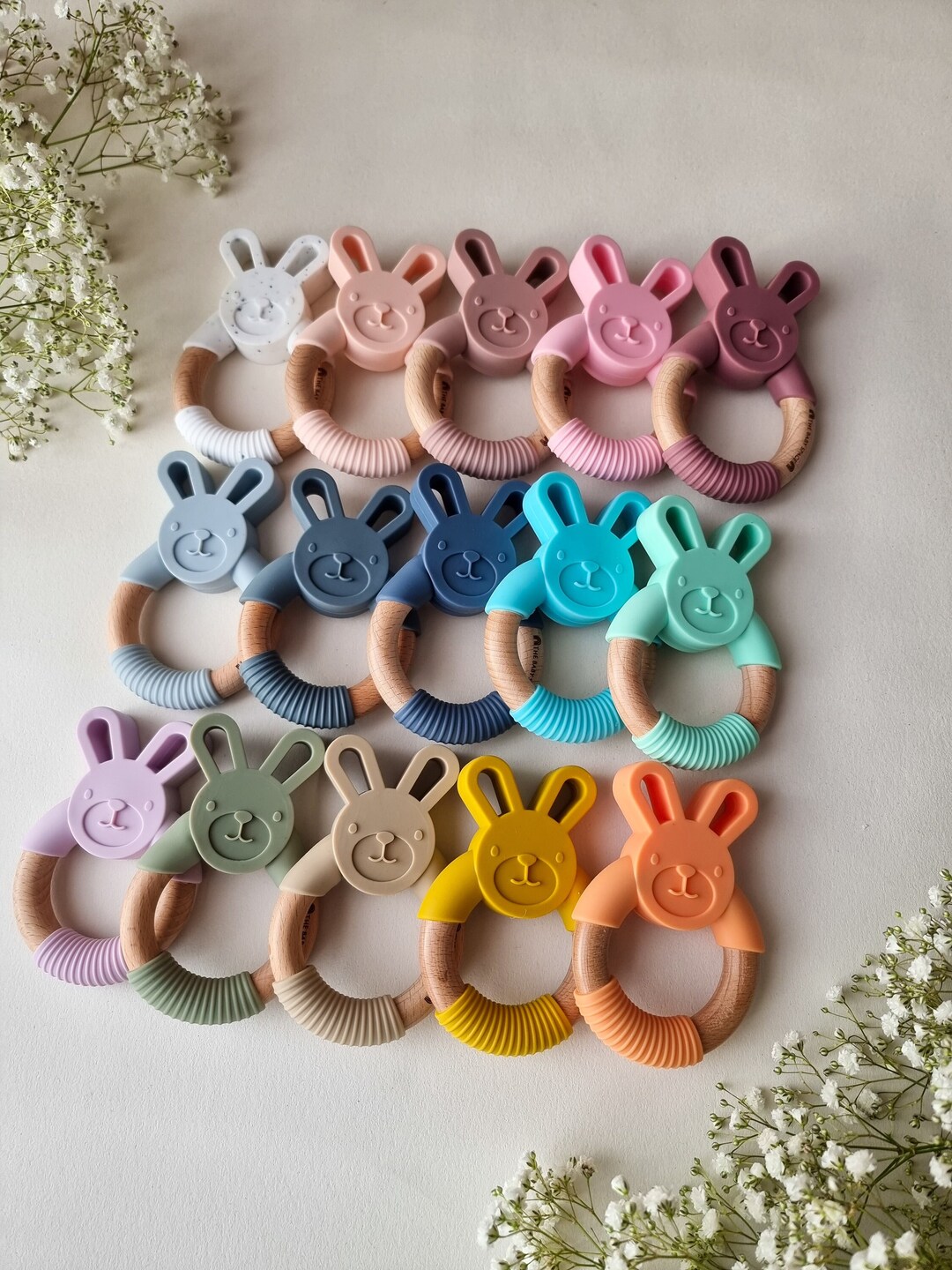 Personalised Bunny Teether. Baby Gift. Bunny Teether. Easter Gift ...