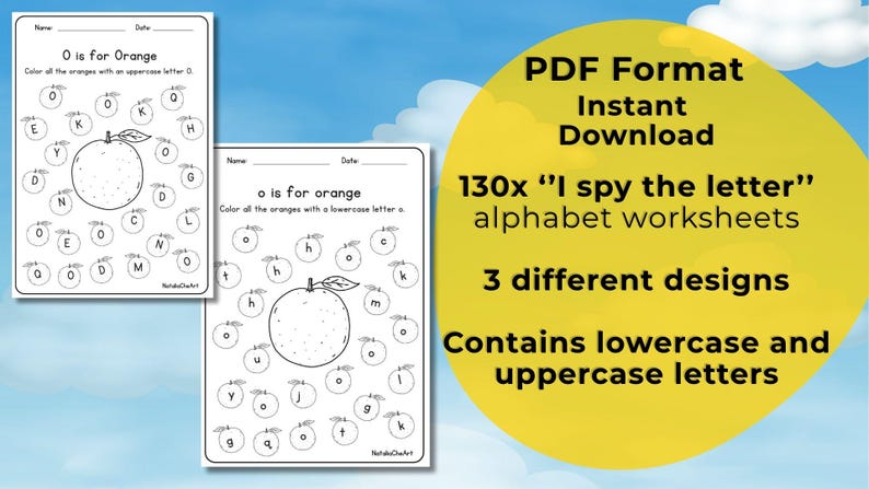 130 Alphabet Spy and Find the Letter Worksheets. Letter Recognition ...
