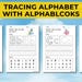 Alphablocks Alphabet Tracing & Coloring Worksheets. A–Z Uppercase and ...