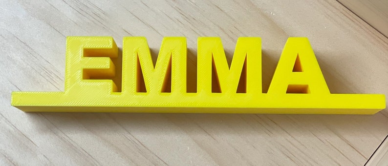 Personalized 3D Printed Name Plate - Etsy