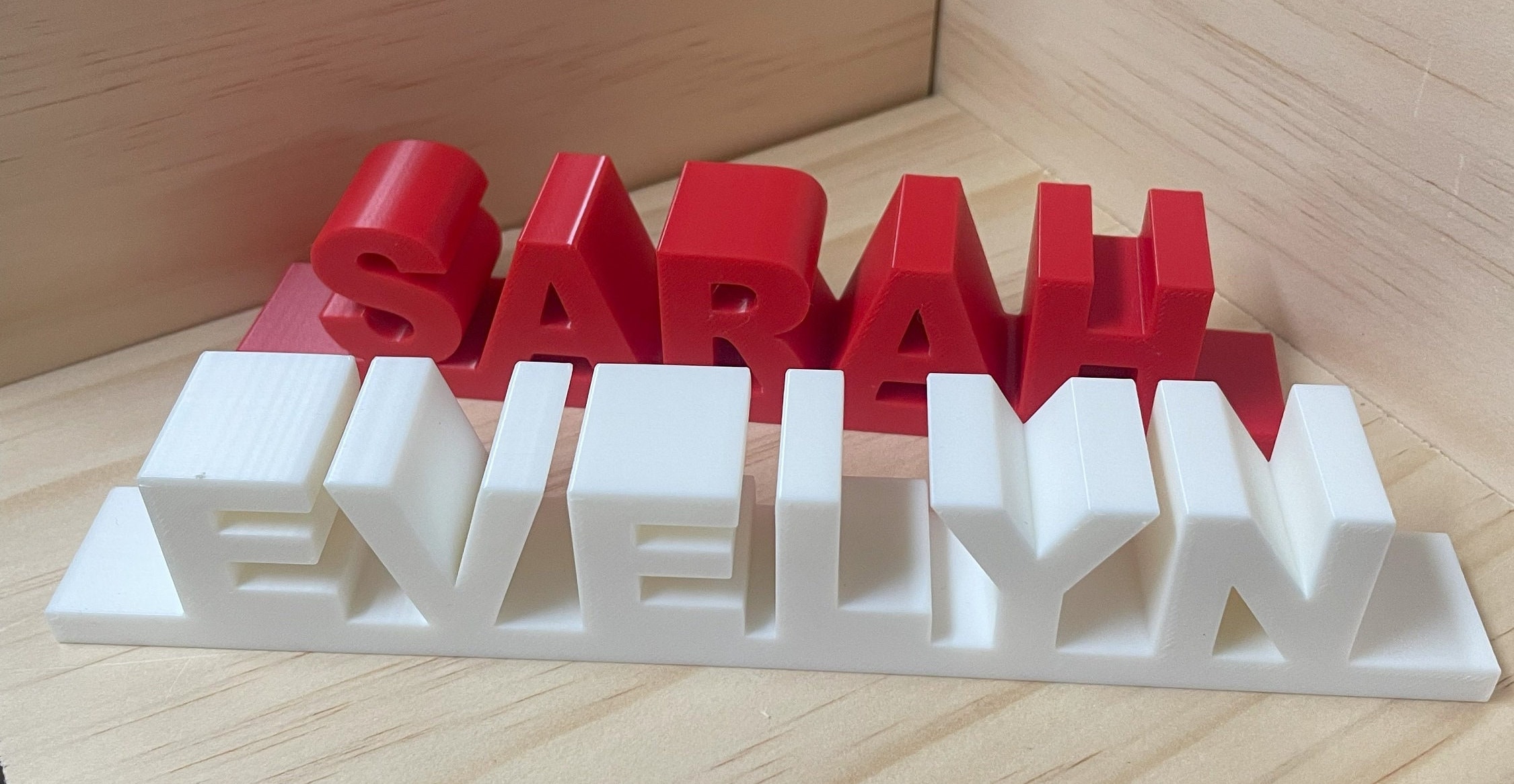 Personalized 3D Printed Name Plate - Etsy