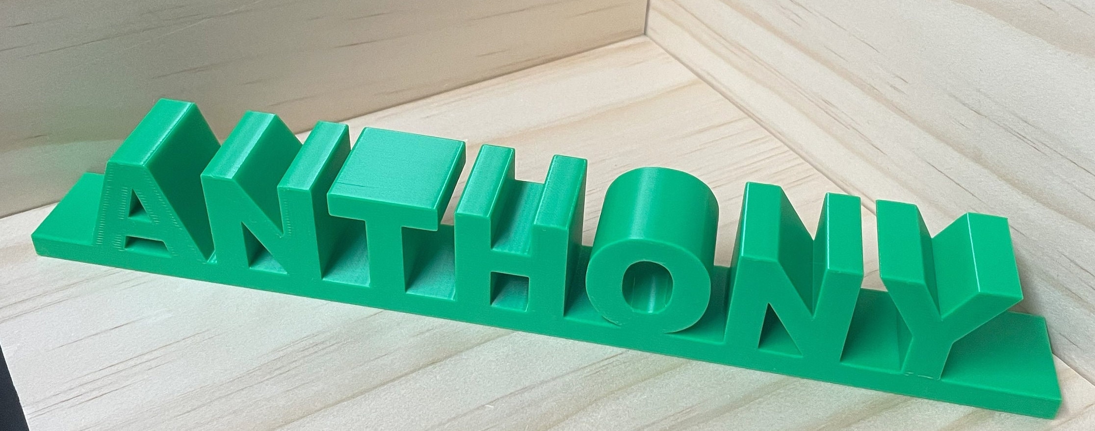 Personalized 3D Printed Name Plate - Etsy