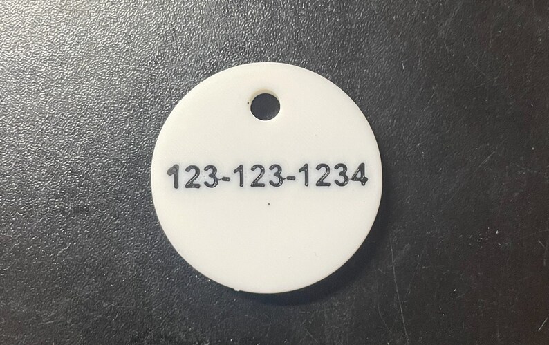 3D Printed Dog/cat Name Tag - Etsy