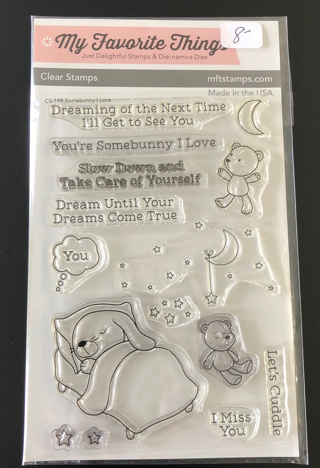 My Favorite Things Somebunny I Love Stamp - Etsy