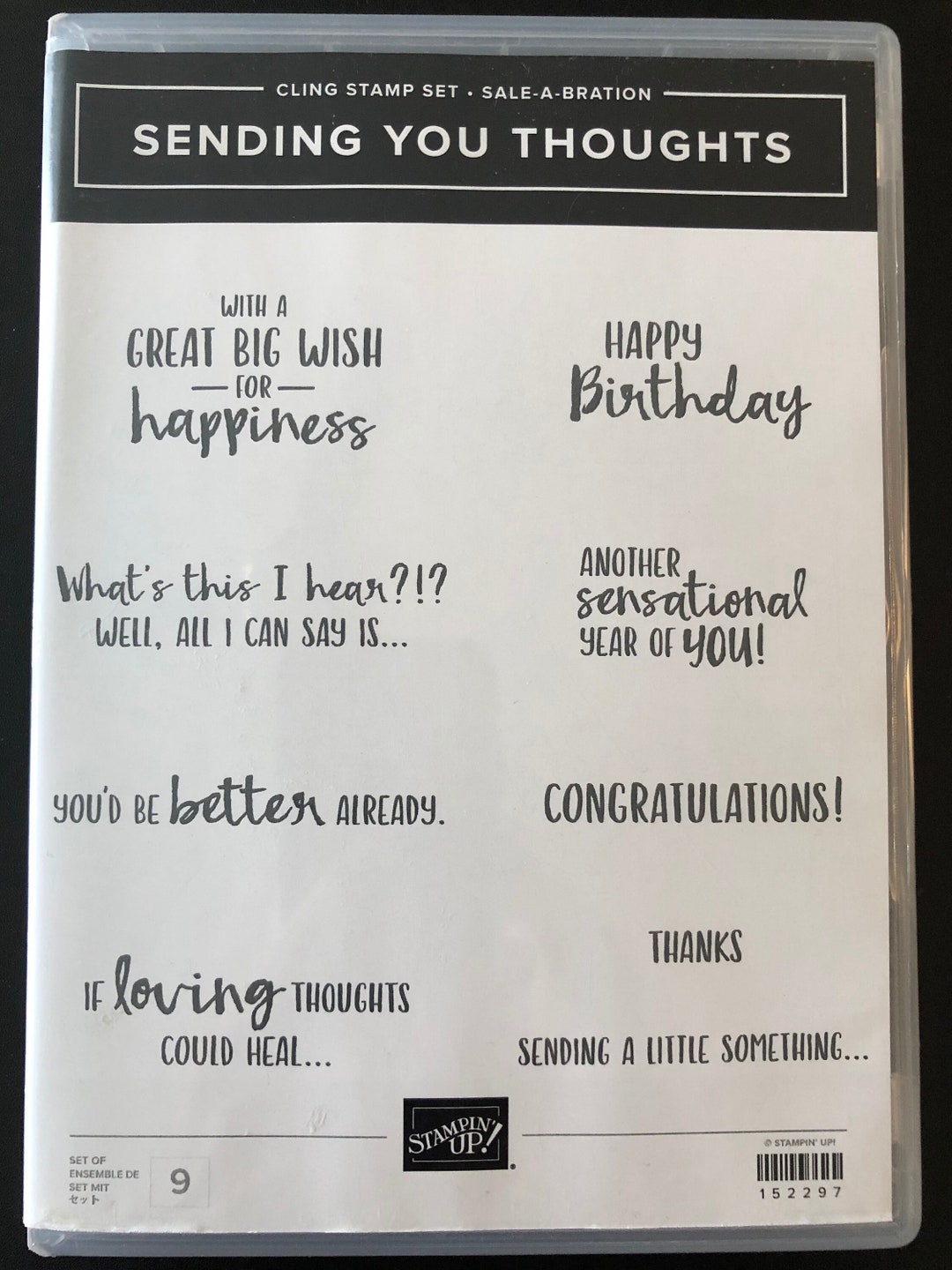 Stampin up Sending You Thoughts Stamp Set - Etsy