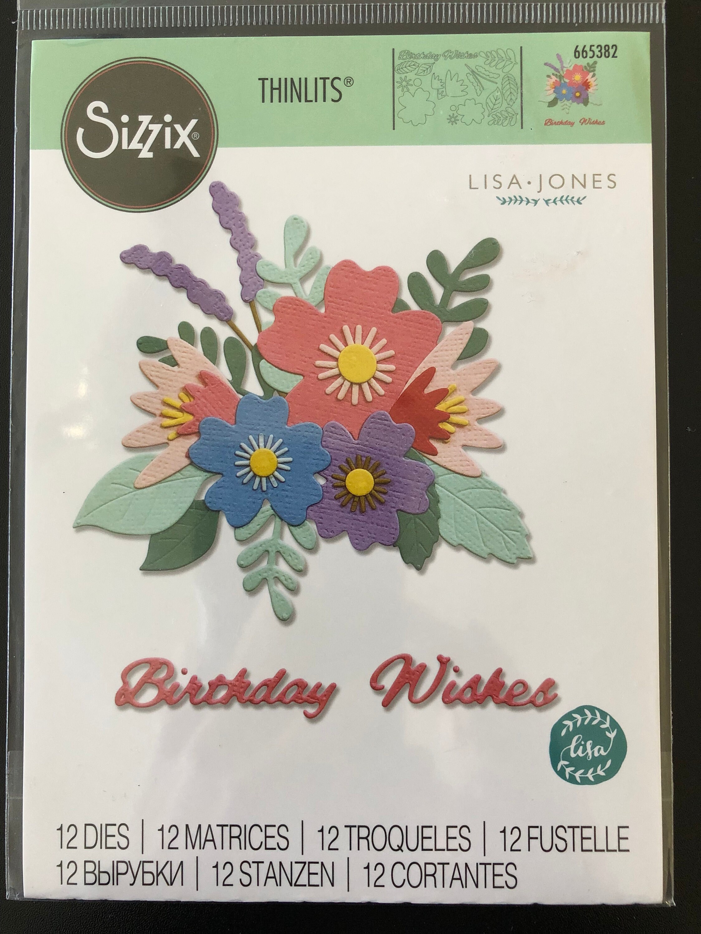 Sizzix Thankful Birthday Florals Thinlits Die Tim Holtz - Etsy