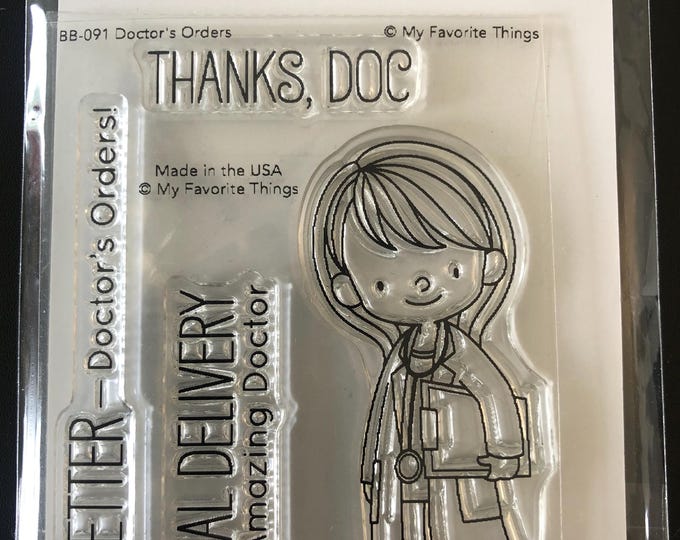 My Favorite Things Stamp and Die Set Pure Innocence Stamp Title Doctor ...