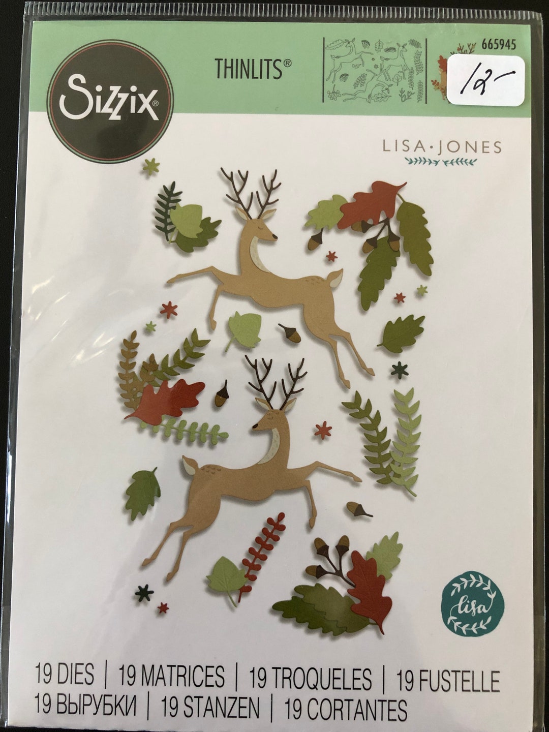 Sizzix Delightful Deer Thinlits Die Tim Holtz - Etsy