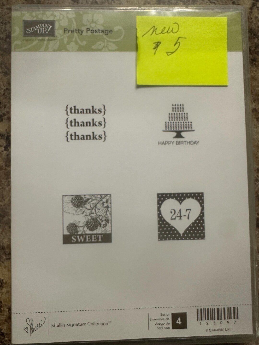 Stampin up Pretty Postage Stamp Set 123097 - Etsy