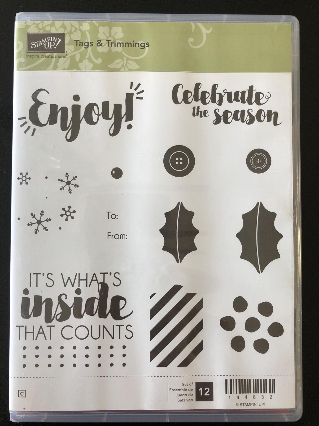 Stampin up Tags & Trimmings Stamp and Die Set - Etsy