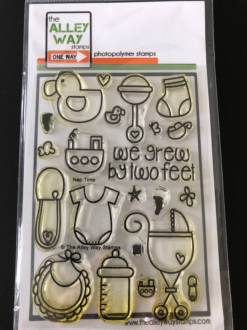 The Alley Way Clear Stamp: Nap Time Baby Items - Etsy