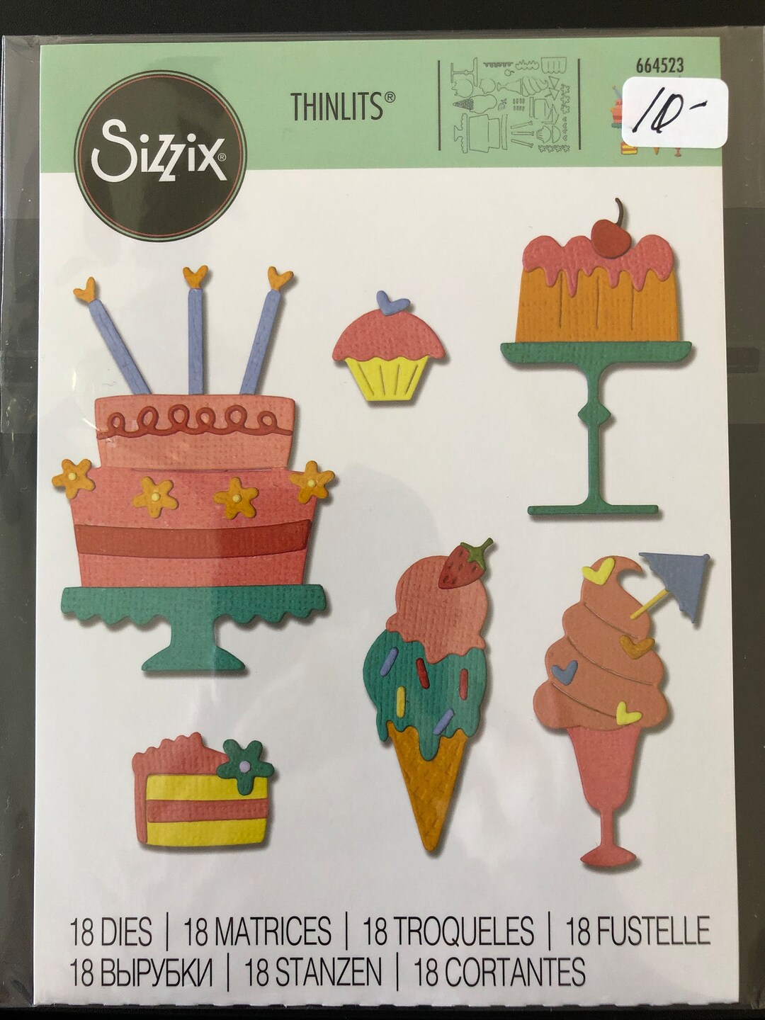 Sizzix Party Treats Thinlits Die Tim Holtz - Etsy