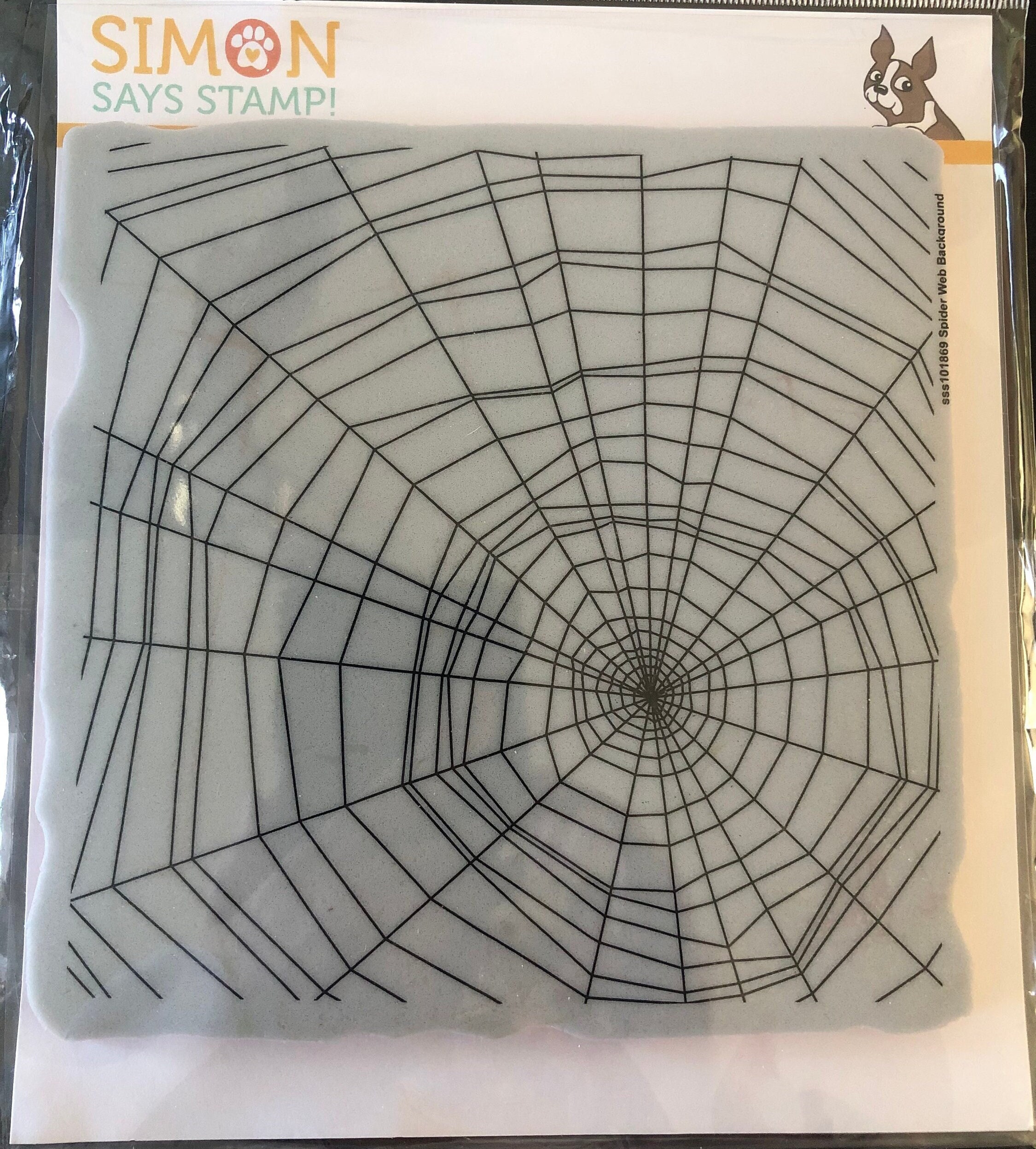 Simon Says Stamp Spider Web Cling Stamp SSS101869 - Etsy