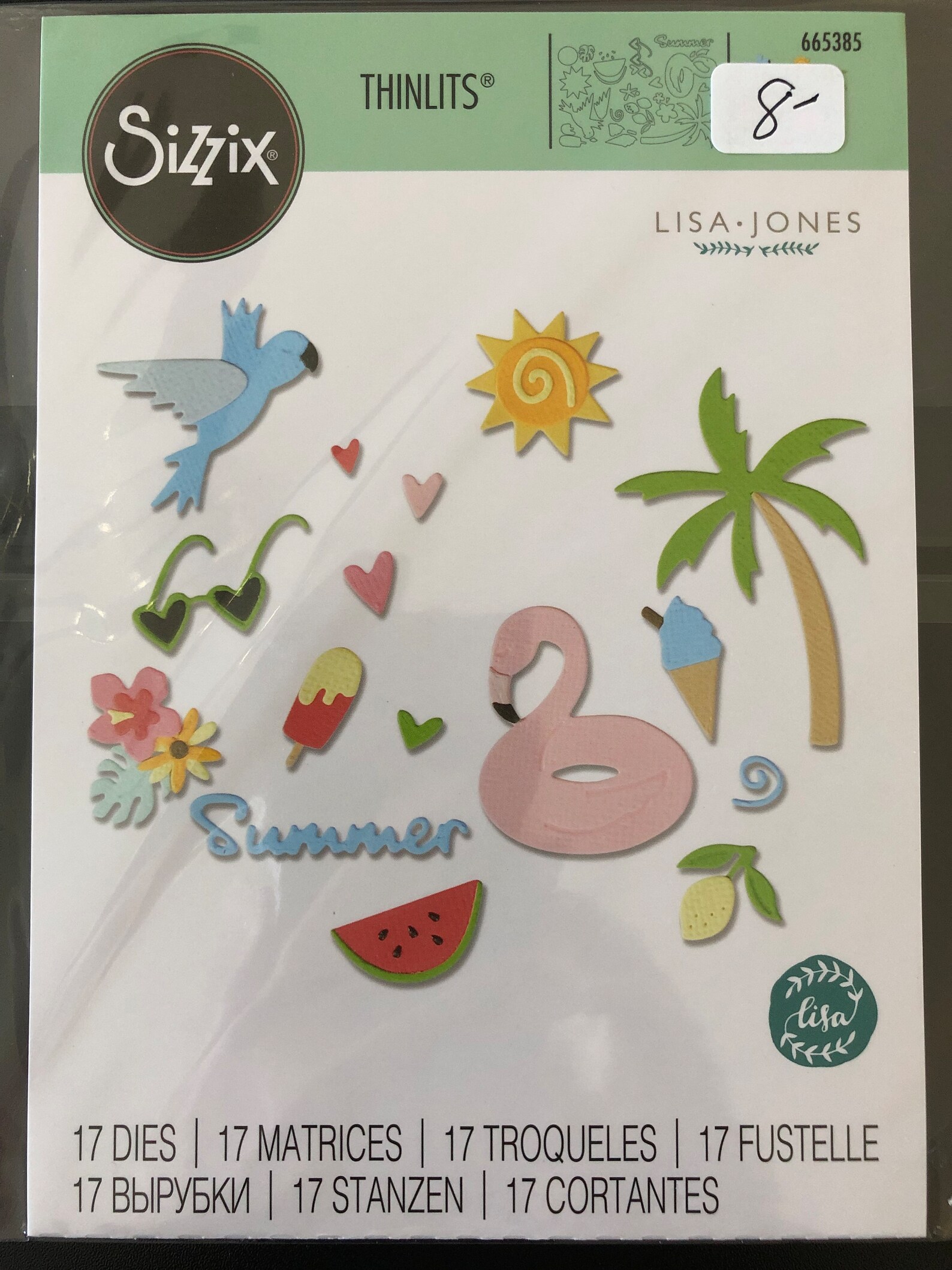 Sizzix Summertime Icons Thinlits Die Tim Holtz - Etsy