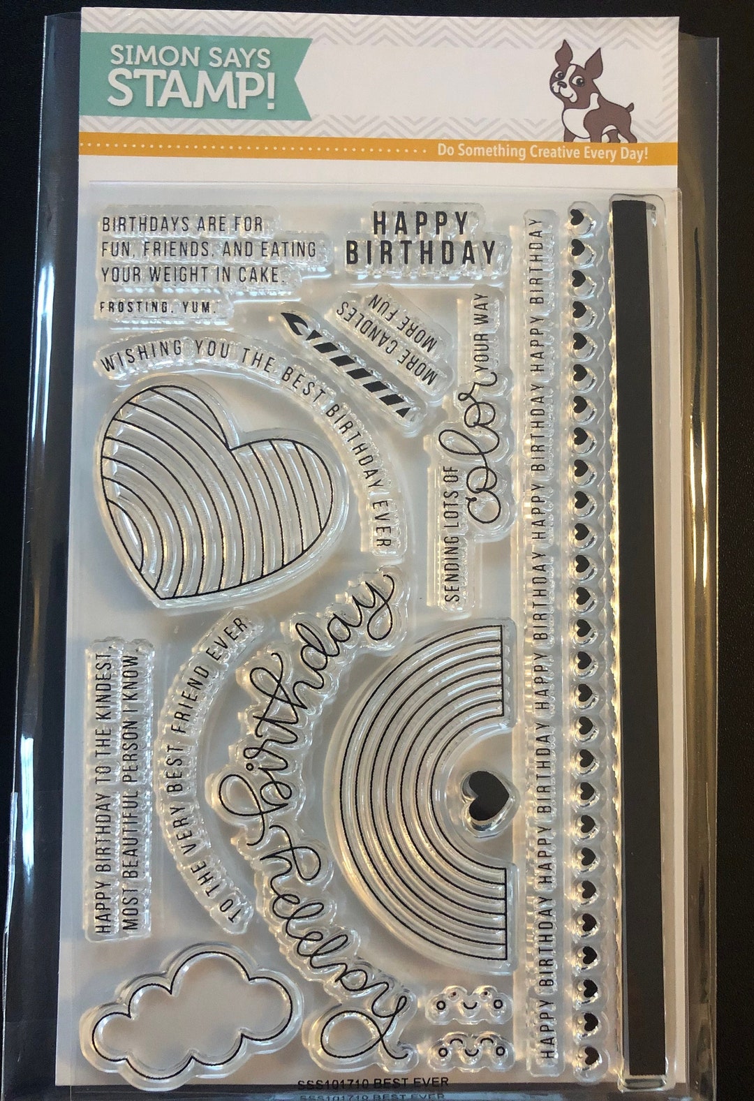 Simon Says Stamp Best Ever Stamp Only SSS101710 - Etsy