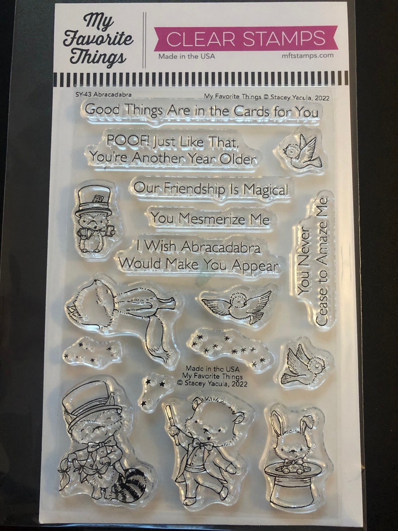 My Favorite Things Abracadabra Stamp and Die Set SY-43 - Etsy
