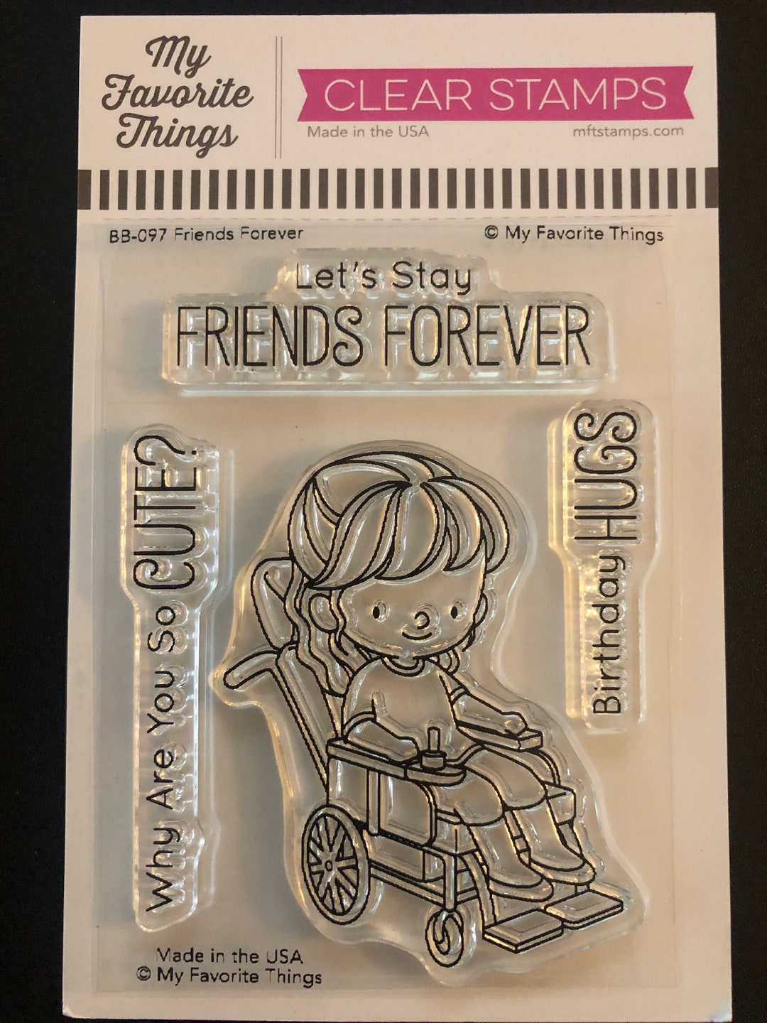 My Favorite Things Friends Forever Stamp Only BB-097 - Etsy