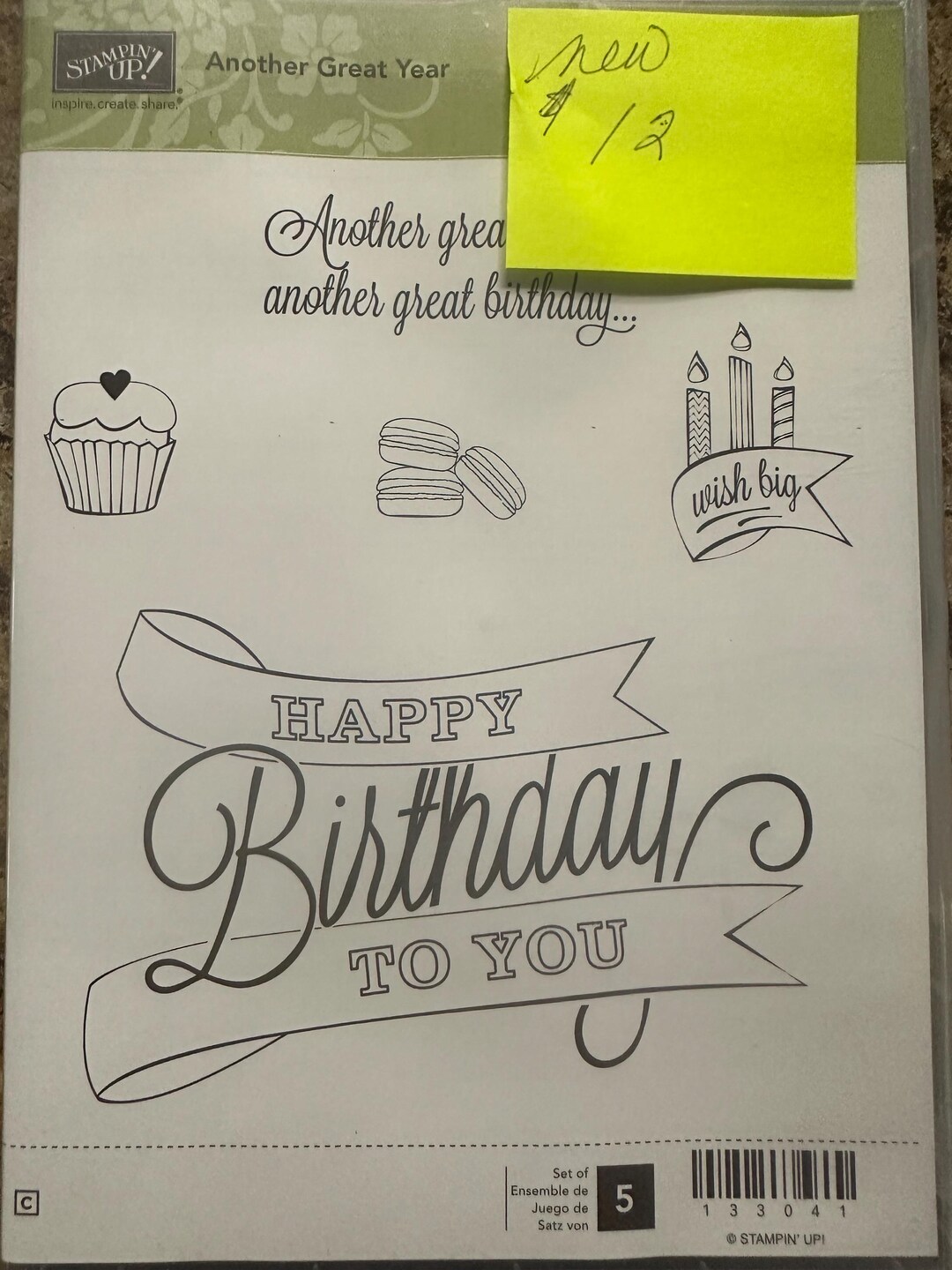 Stampin up Another Great Year Stamp Set 133041 - Etsy