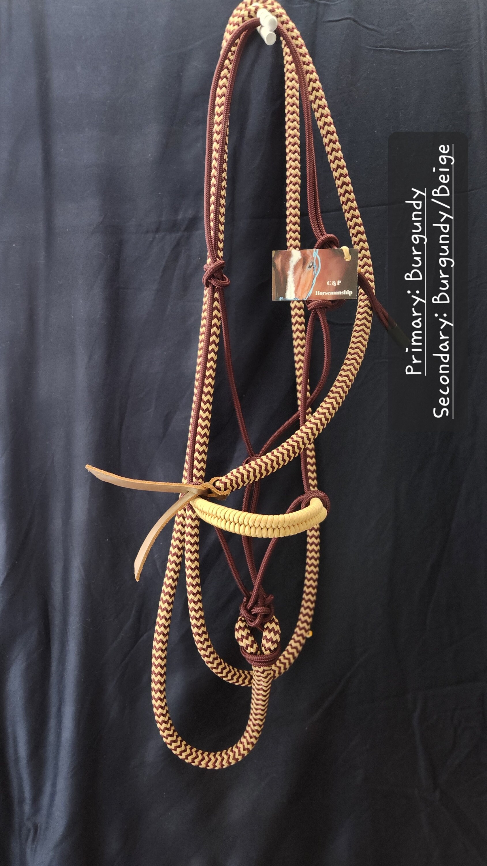 Custom Rope Halter paracord Noseband & Lead Rope Set - Etsy