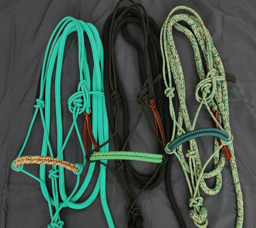 Custom ROPE HALTER (halter ONLY) - Etsy