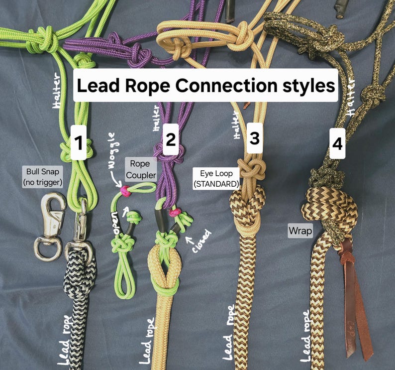 LEAD ROPE (only) - Etsy