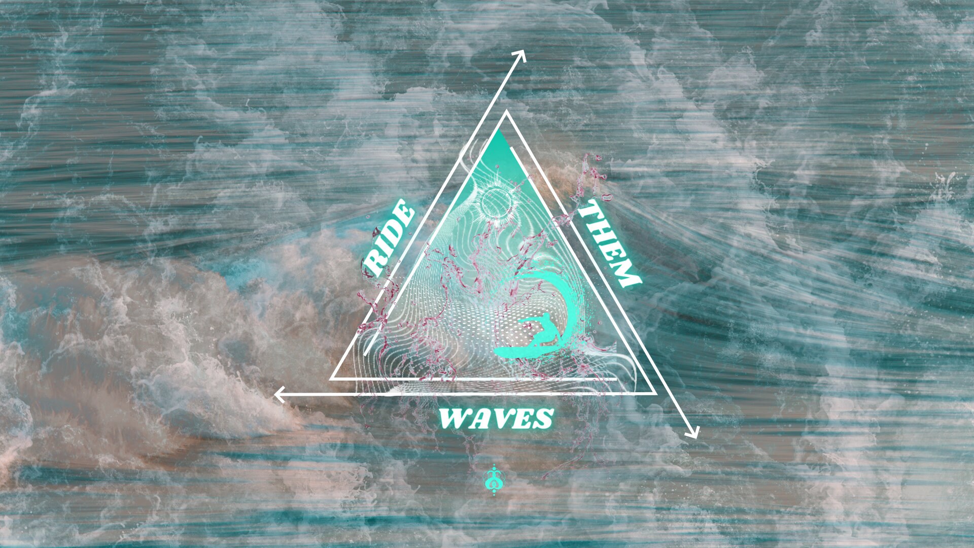 Ride Them Waves HD Desktop Wallpaper 1920x1080p - Etsy