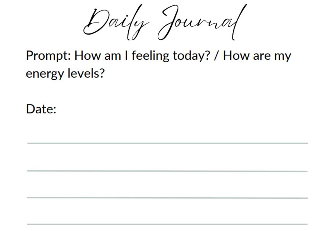 Period Tracker and Journal | Digital | Printable Menstruation Tracker ...