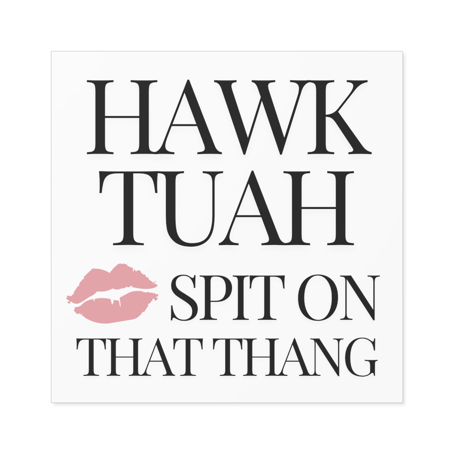 Hawk Tuah Spit on That Thang Sticker Truck Vinyl Sticker for Car Hawk ...
