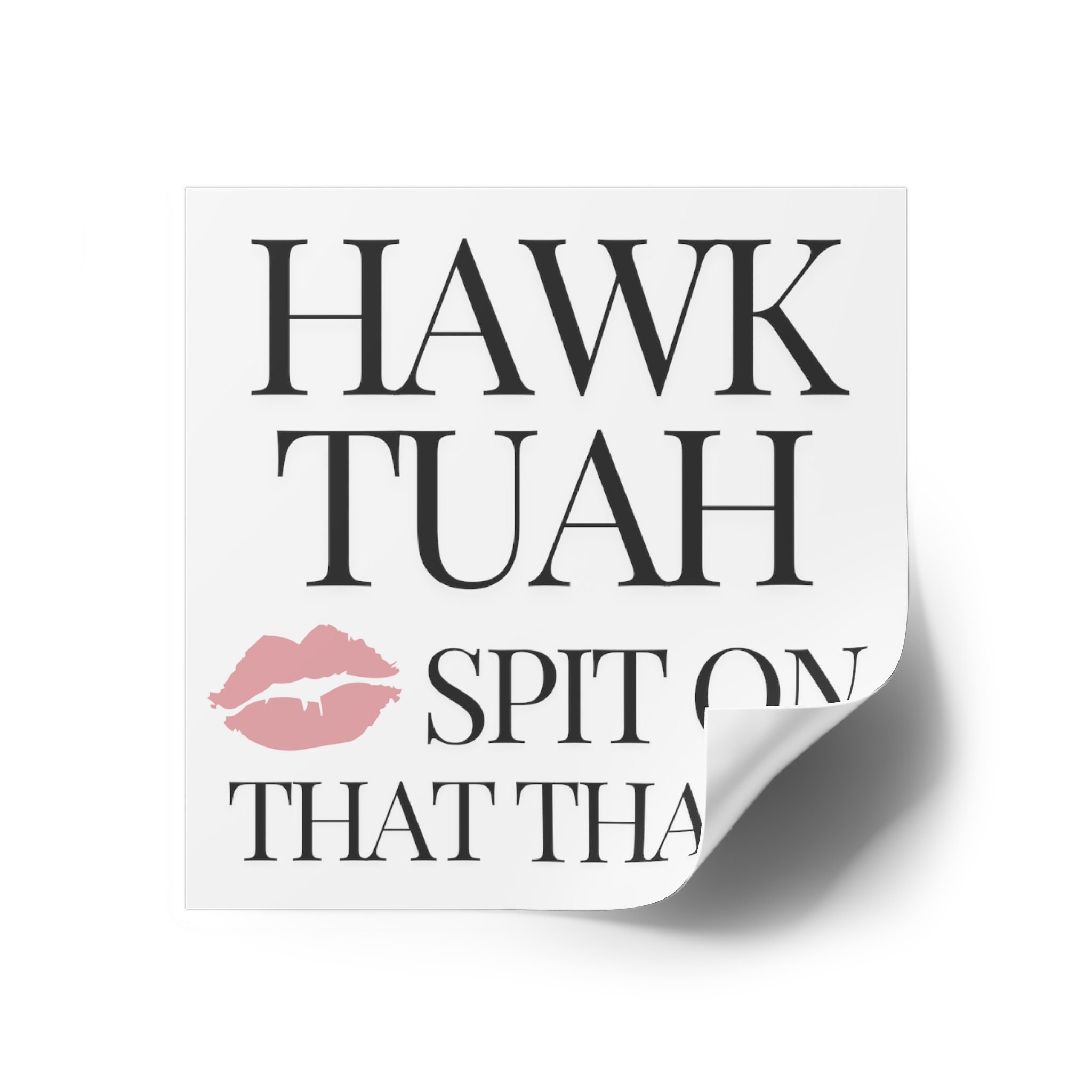 Hawk Tuah Spit on That Thang Sticker Truck Vinyl Sticker for Car Hawk ...