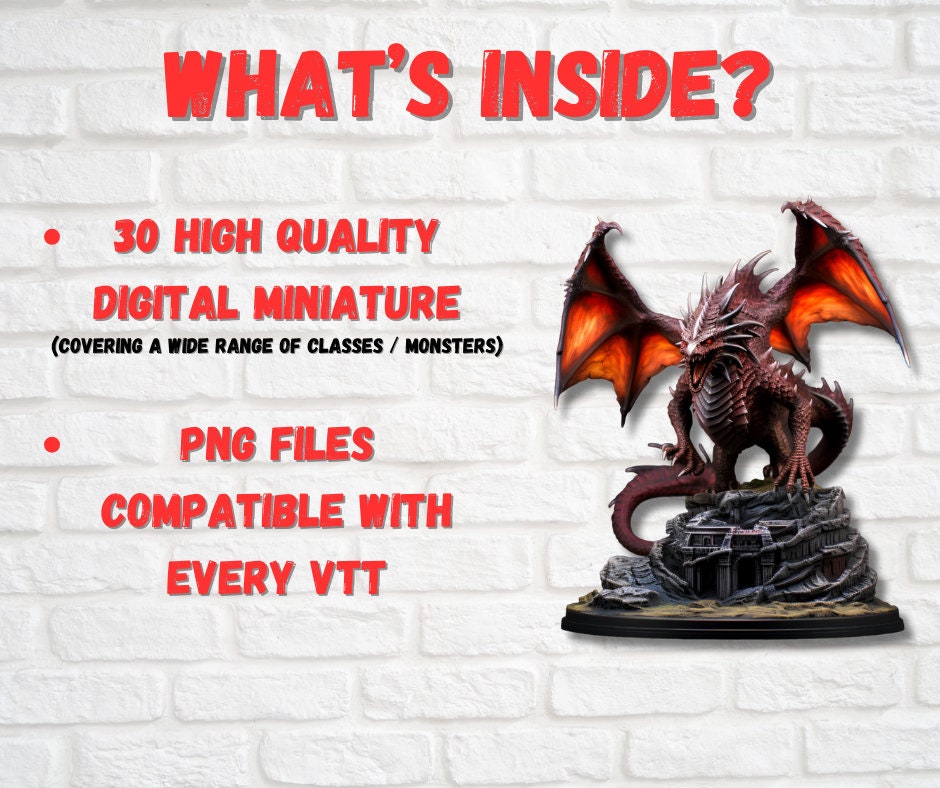 30 Digital Miniature Generic Pack 1 - Etsy