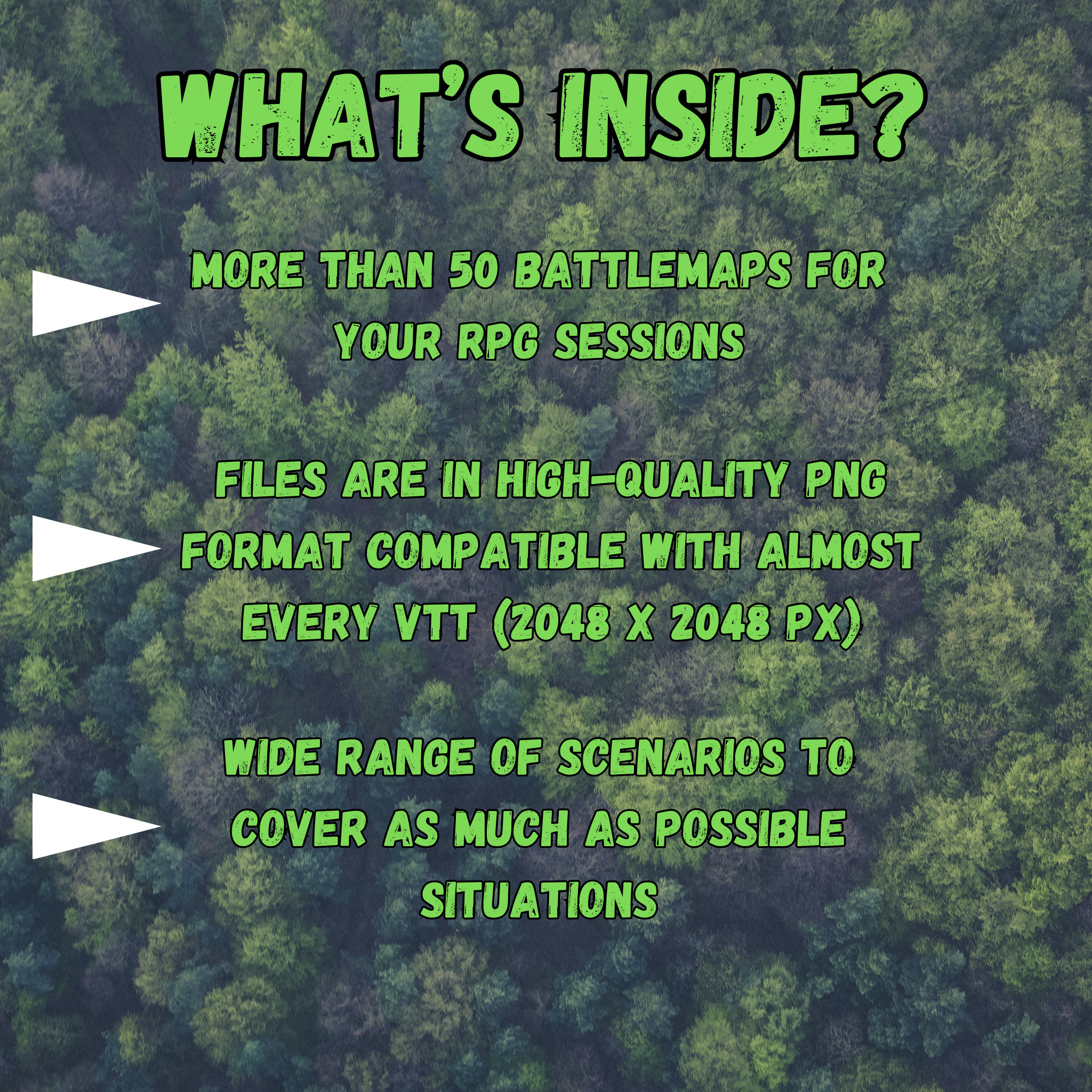 20 Forest Theme Battlemaps - STATIC - Etsy