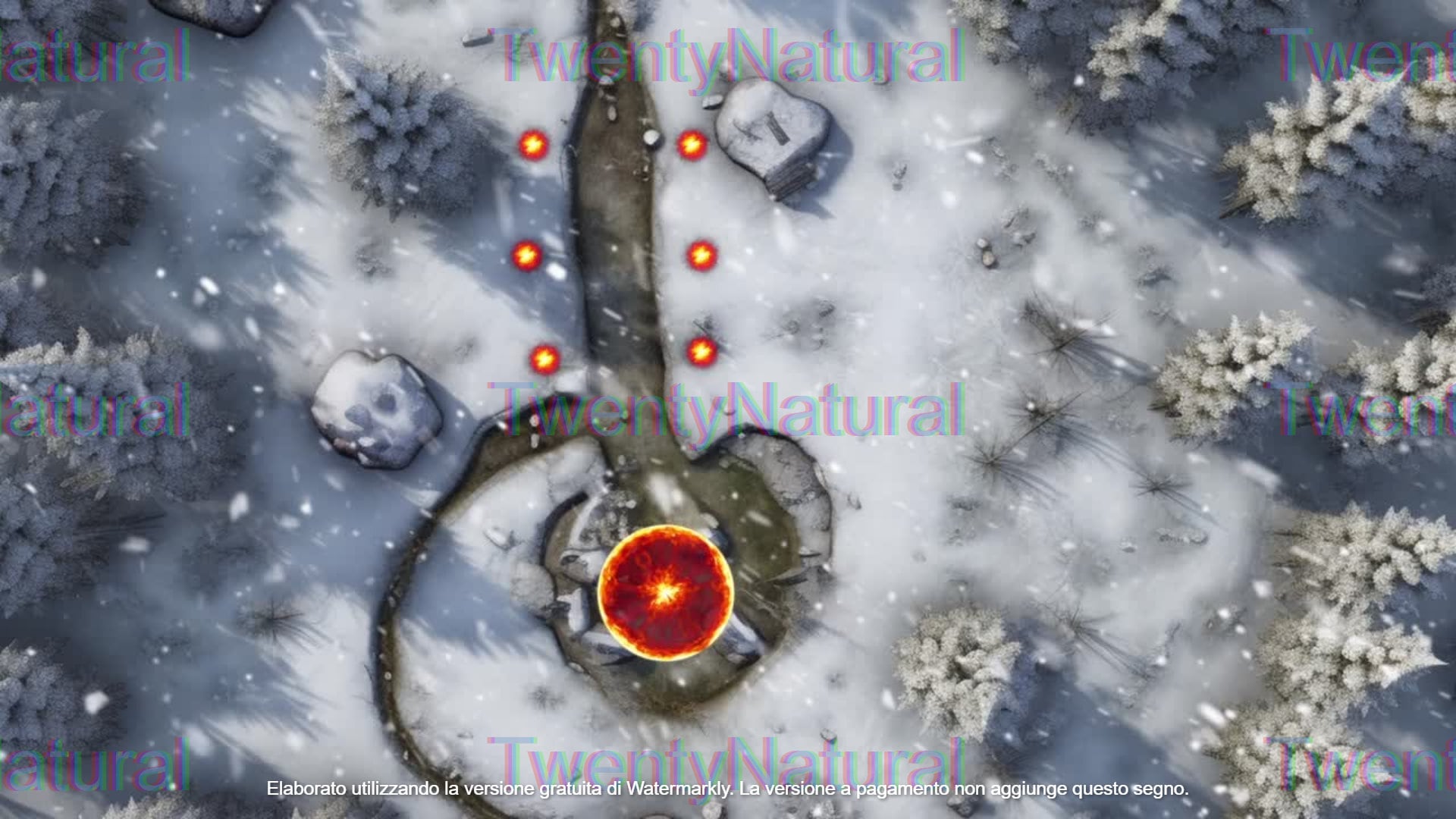 4 Snowy Forest ANIMATED Battlemaps - Etsy