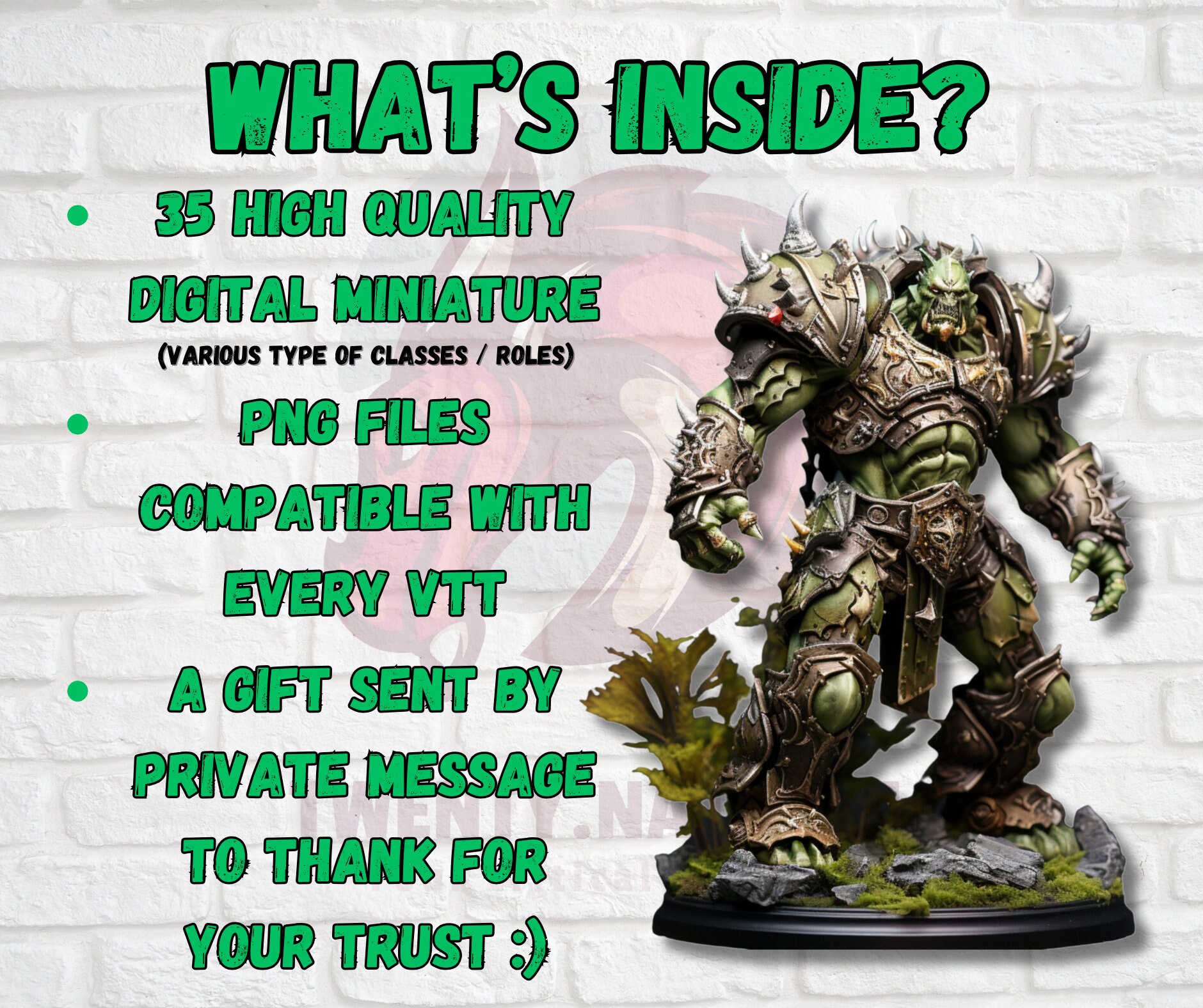 3D MINIATURE - ORKS PACK - Etsy