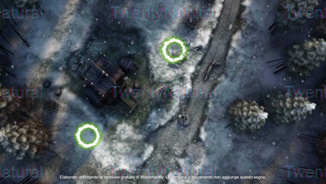 4 Snowy Forest ANIMATED Battlemaps - Etsy