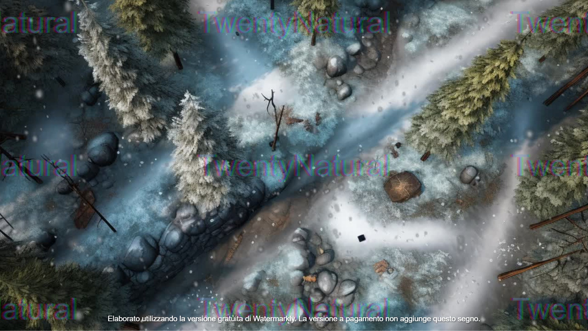 4 Snowy Forest ANIMATED Battlemaps - Etsy