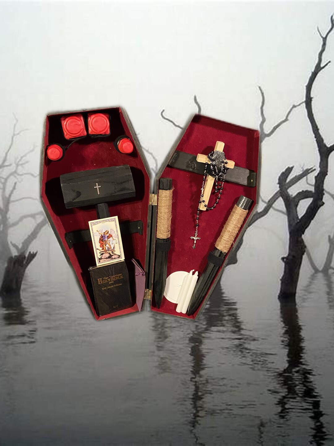 Vampire Hunter's Kit With Red Lining - Etsy