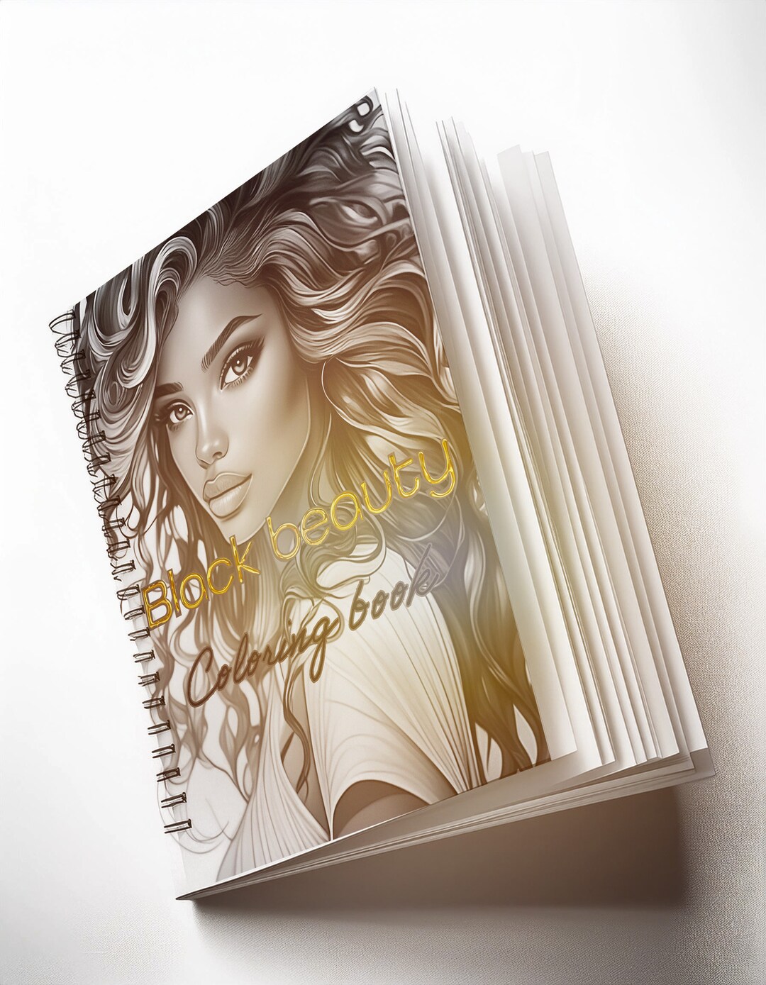 DIGITAL DOWNLOAD Coloring Book Beautiful Black Women Coloring Page ...