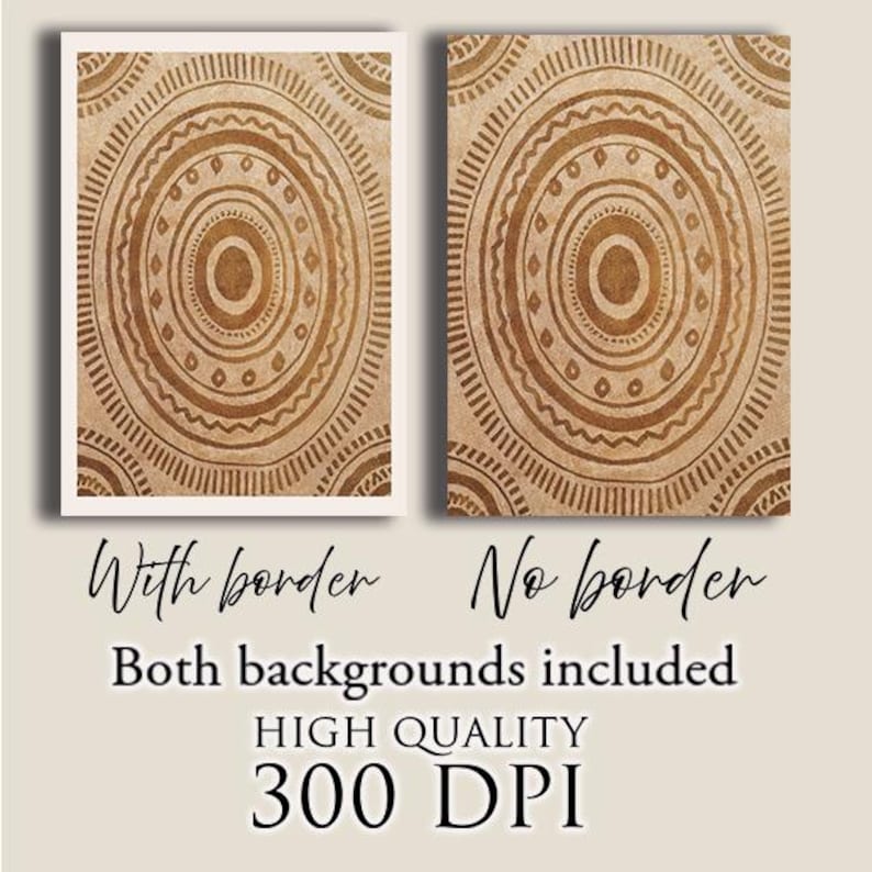 Boho Art Tribal PRINTABLE Pattern Wall Decor DIGITAL DOWNLOAD African ...