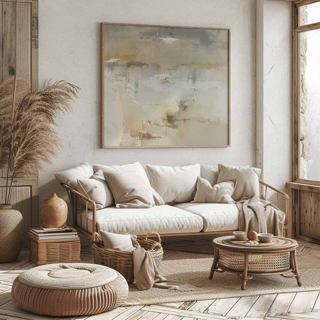 Natural Organic Print Japandi Wall Art PRINTABLE Home Decor ...