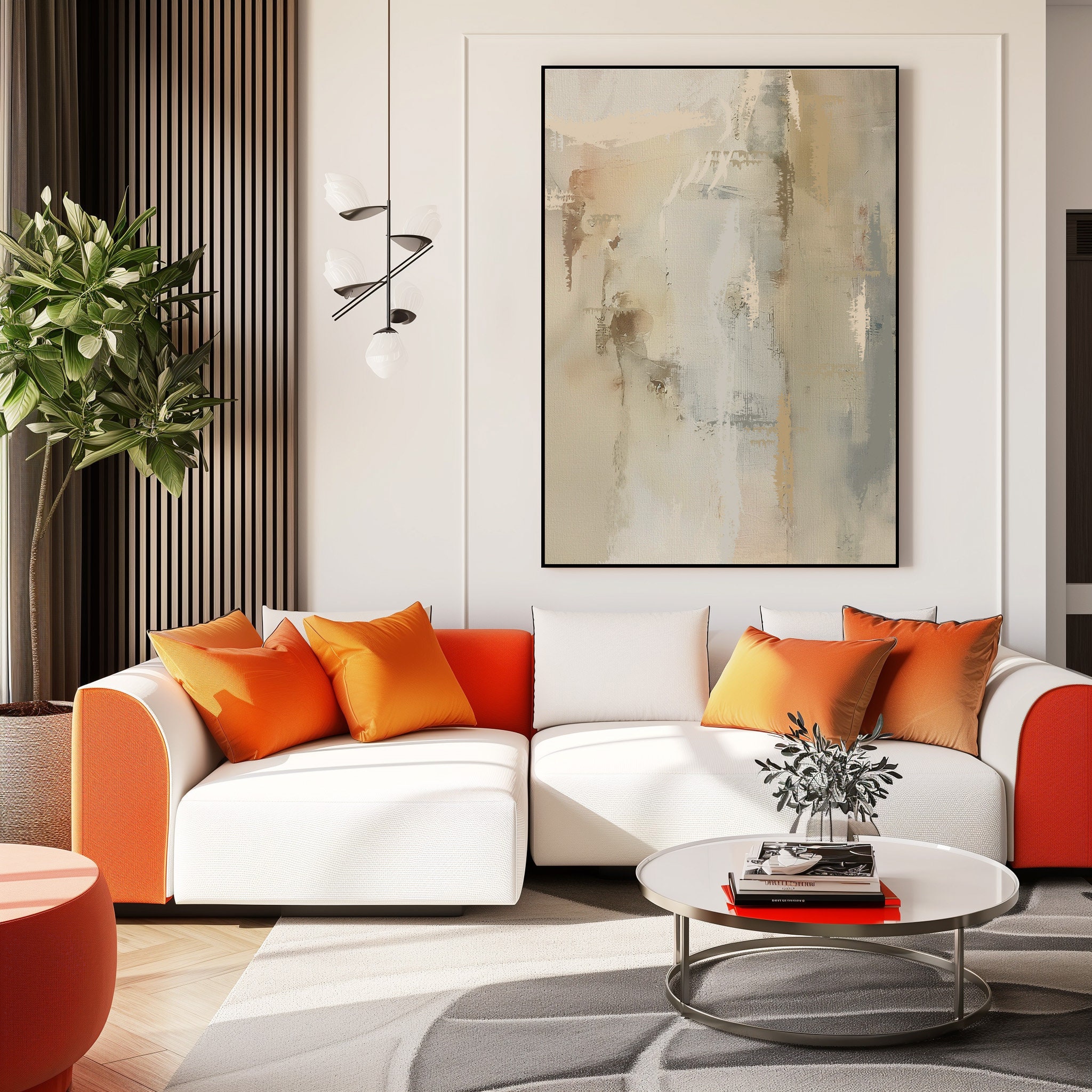 Natural Organic Print Japandi Wall Art PRINTABLE Home Decor ...