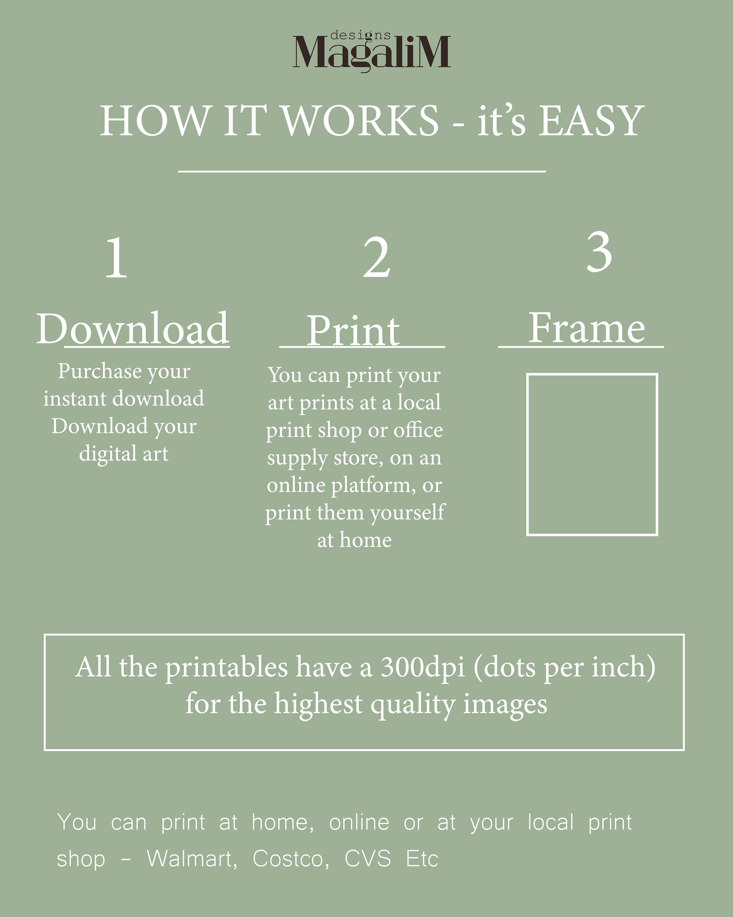 Jewish PRINTABLE Card Shabbat Blessing DIGITAL DOWNLOAD Card Friday ...