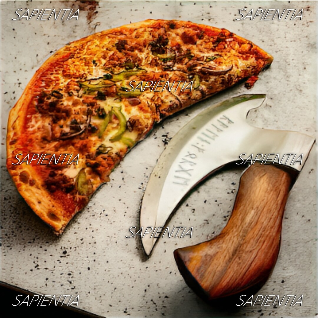 Original Custom Hand Forged Steel Pizza Axe Viking Pizza - Etsy