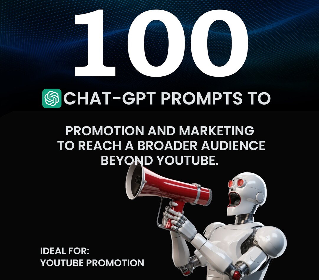 100 Chatgpt Prompts for Youtube, Chatgpt Prompts for Growth on Youtube ...