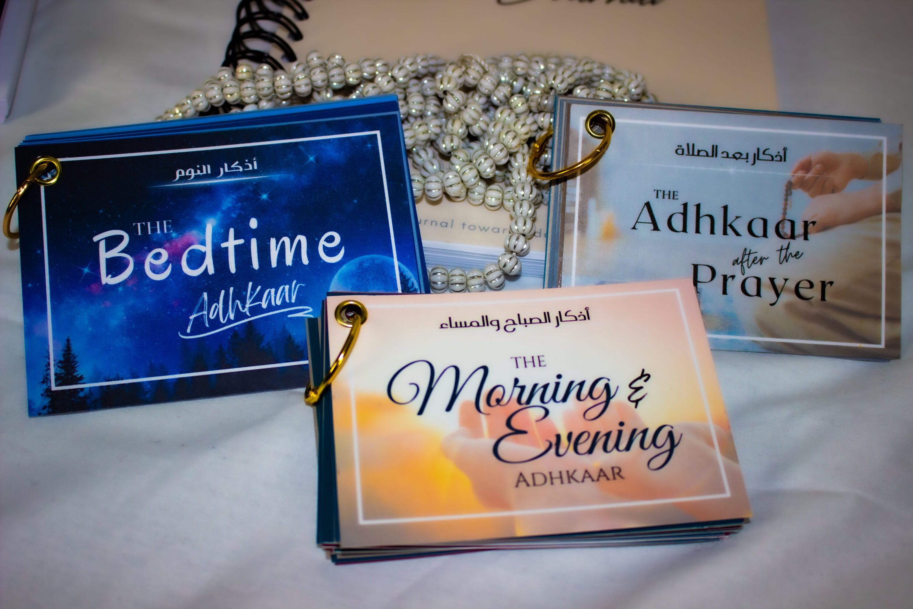 Adhkaar Cards Bundle Set Morning & Evening Duaa, Bedtime Duaa, Adhkaar ...