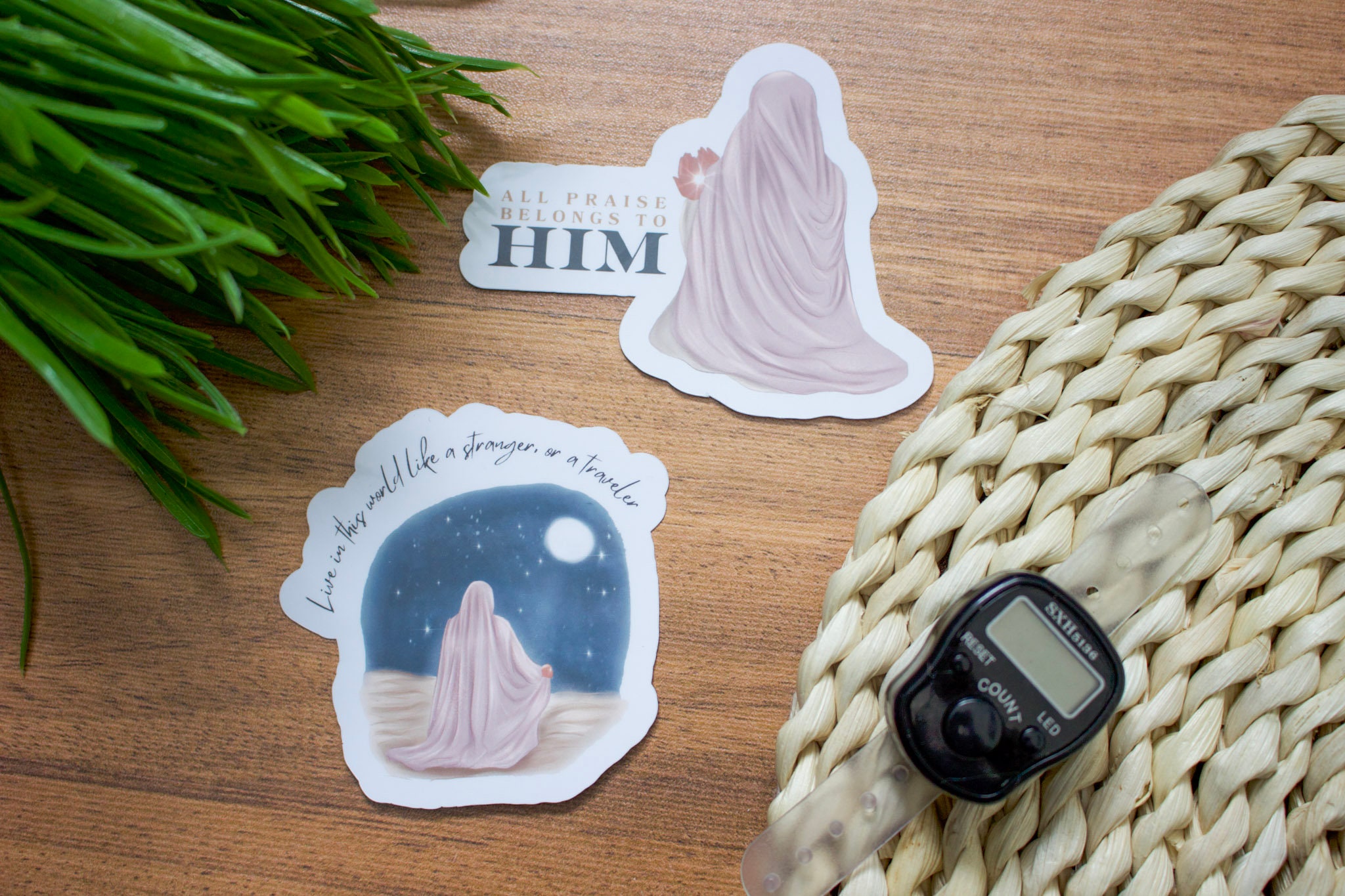 Islamic Sticker Set for Hijab & Muslim Women Laptop, Water Bottle ...