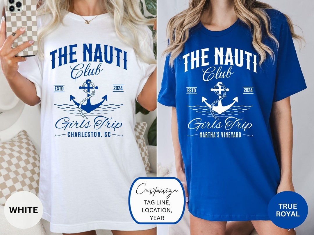 Custom Girls Trip T-shirts Cruise Trip 2024 Group Vacation T Shirt ...