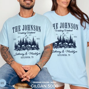 Personalized Wedding Weekend Shirts Custom Location Wedding Guest Gift ...