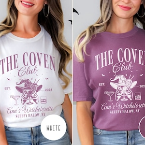 Custom Coven Social Club Bachelorette Shirt Gothic Bridal Party Gift ...
