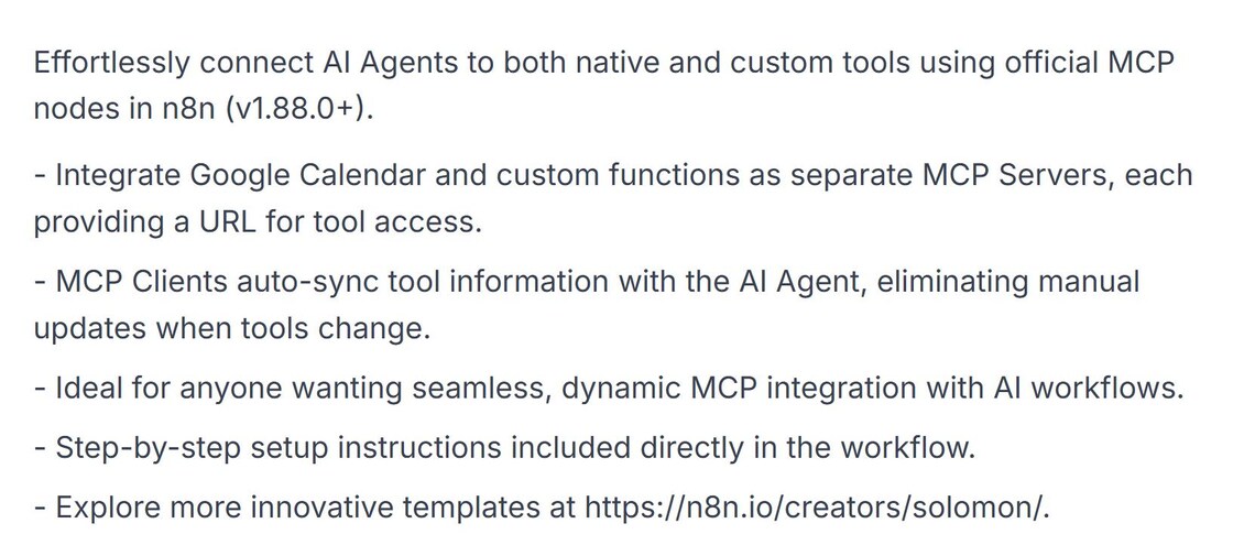 Build an MCP Server With Google Calendar and Custom Functions| N8n Workflow | BLUEPRINTS ...