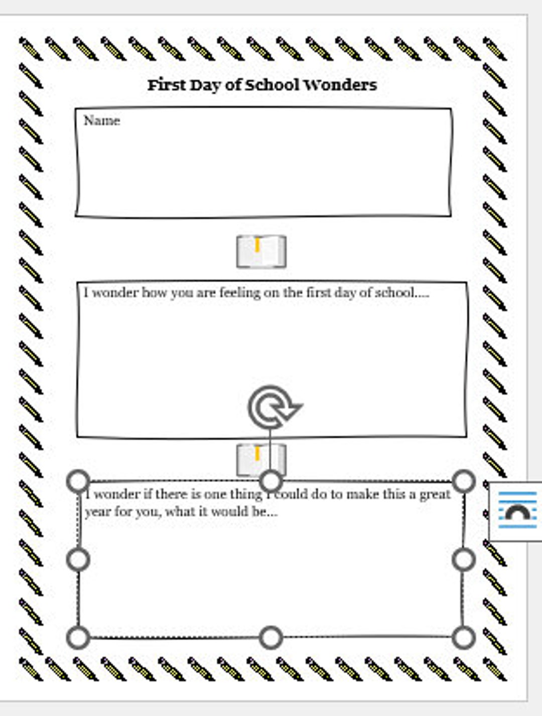 First Day of School Writing Activity for Lower Grades - Etsy